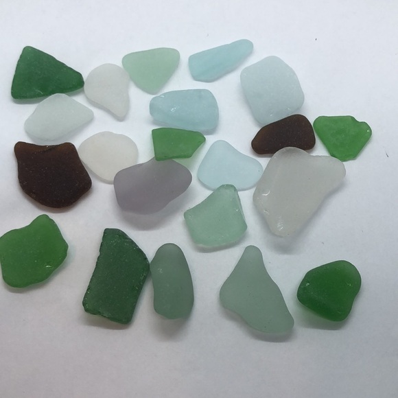 Beach Sea Glass | Accents | Beach Sea Glass 2 Pieces Beautiful Shapes ...